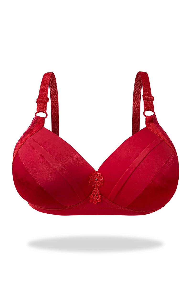 Red Chromatic Light Padded Bra – Espicopink